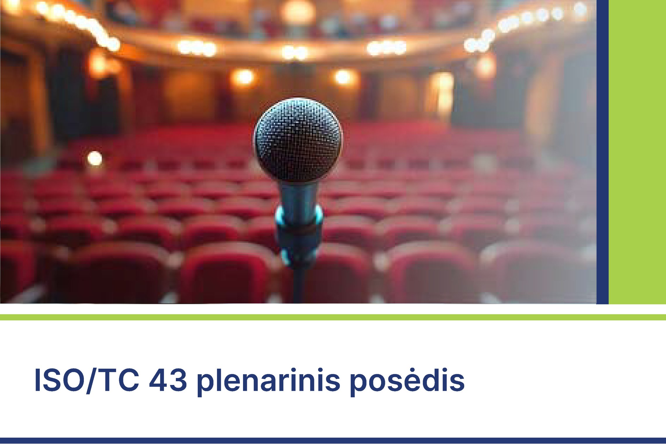 Lietuvos atstovai dalyvavo ISO/TC 43 „Acoustics“ plenariniame posėdyje ...